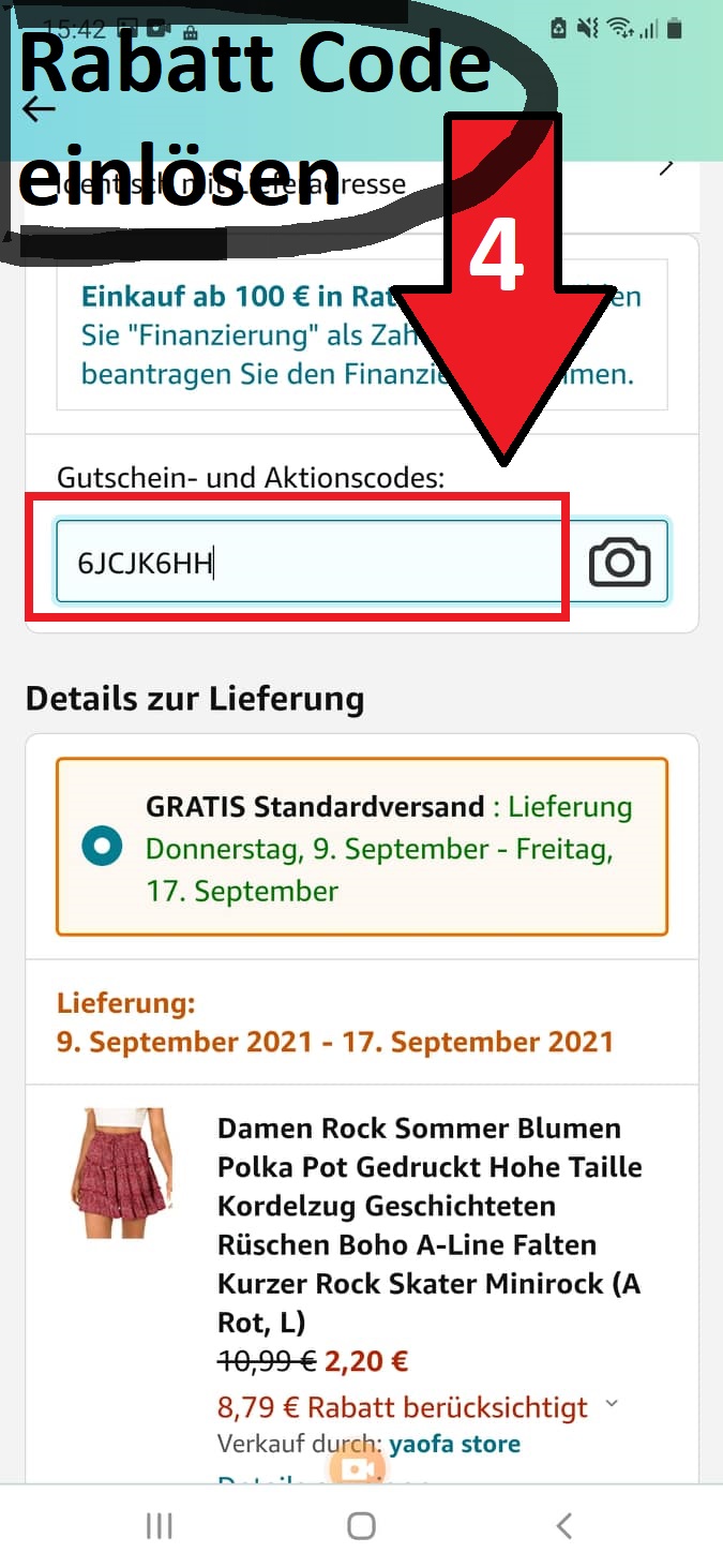 Amazon Rabattgutschein aktivieren - Code einlösen - so einfach gehts
